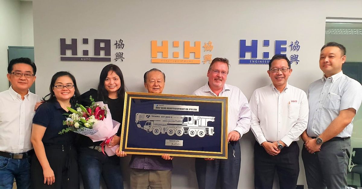Hiap Heng Heavyequipment aus Singapur nimmt seinen zweiten Tadano ATF ...
