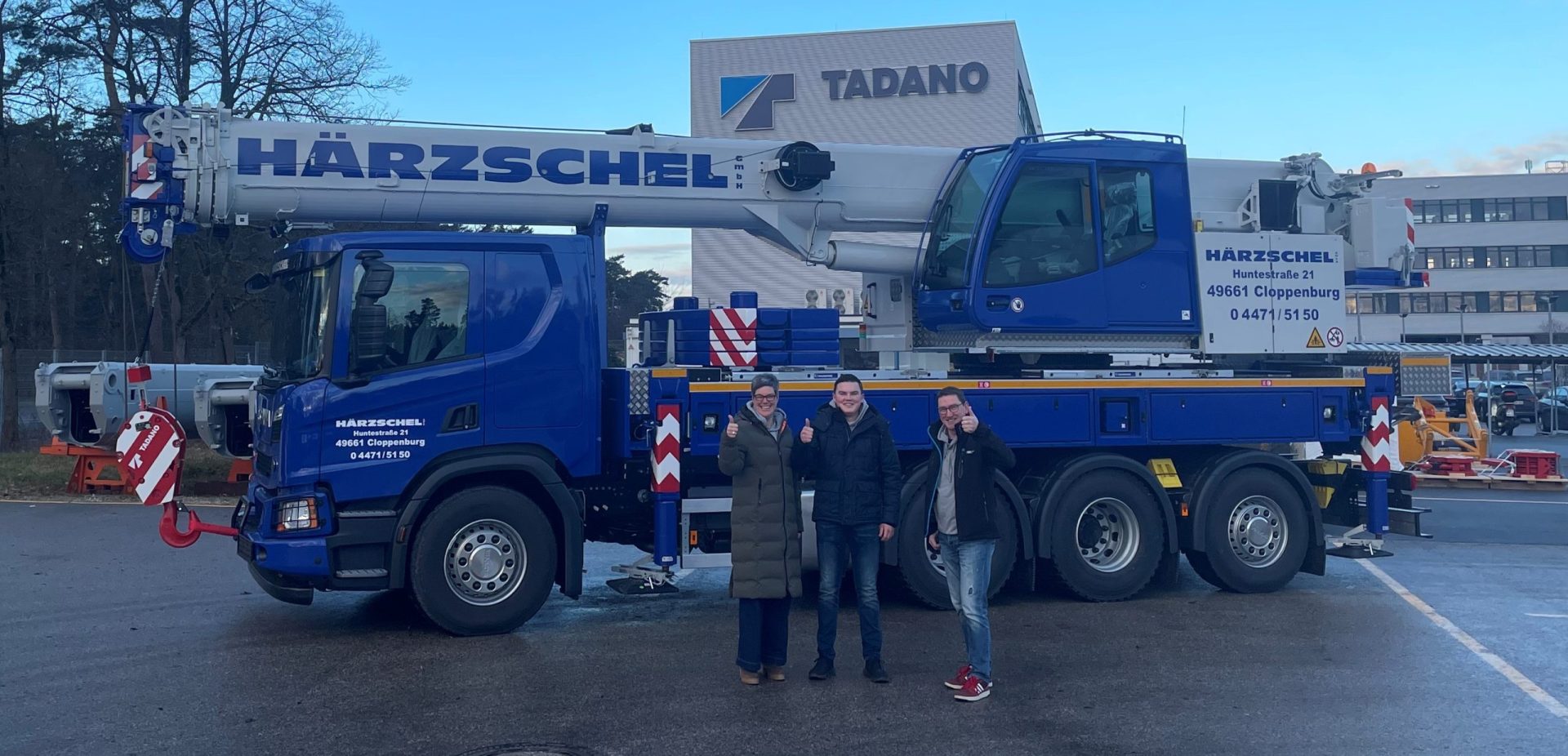 New Tadano HK 4.050-1 for Härzschel Kranverleih