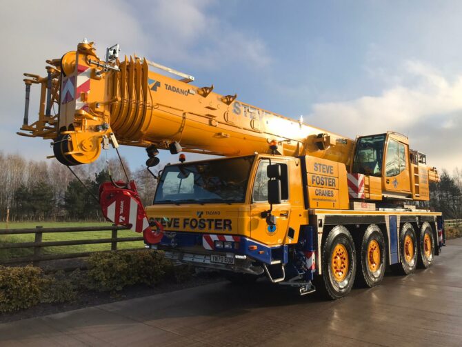Steve Foster Cranes takes delivery of Tadano ATF-220-5.1 and ATF 100G-4 ...