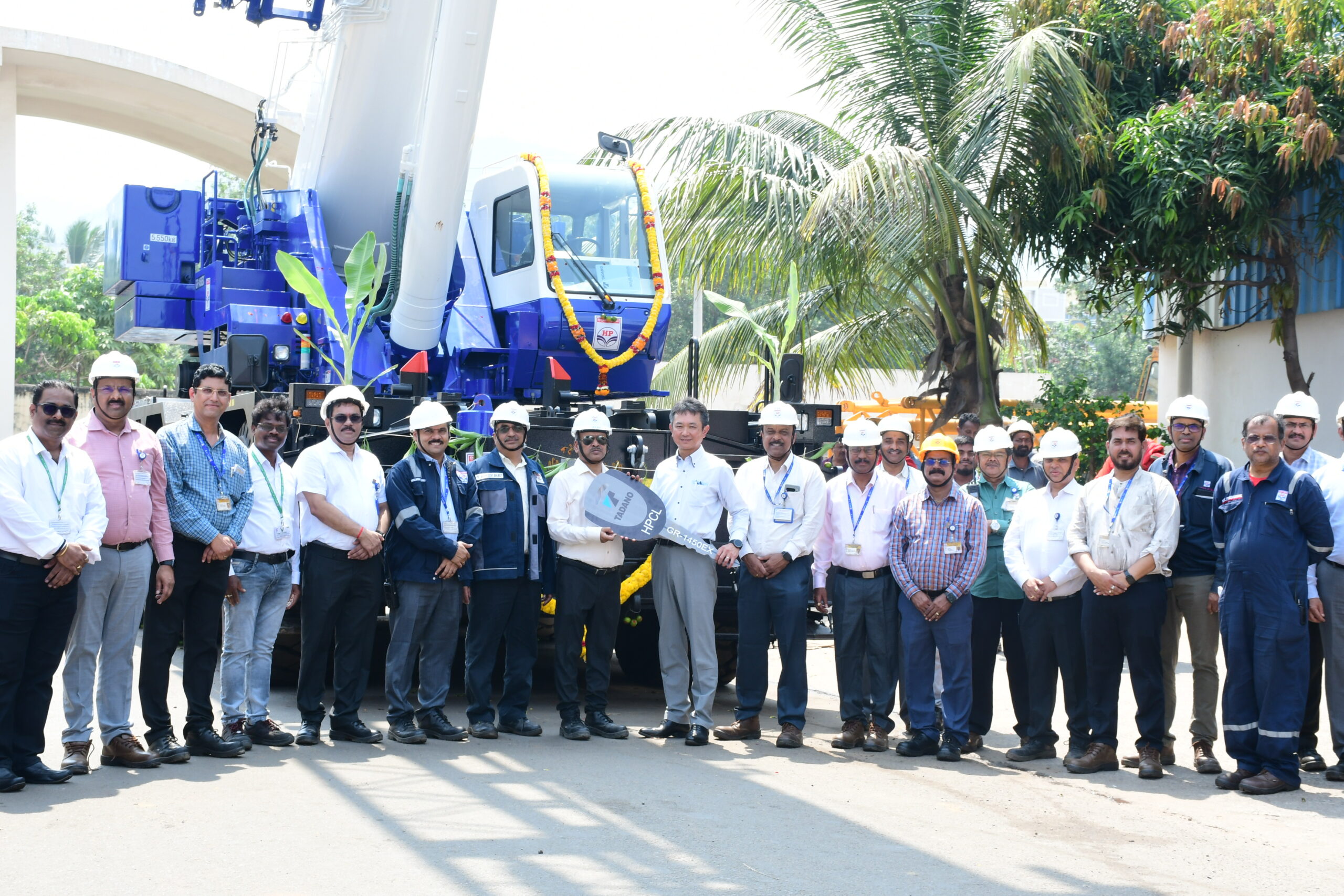 Tadano Cranes India Delivers GR-1450EX to HPCL