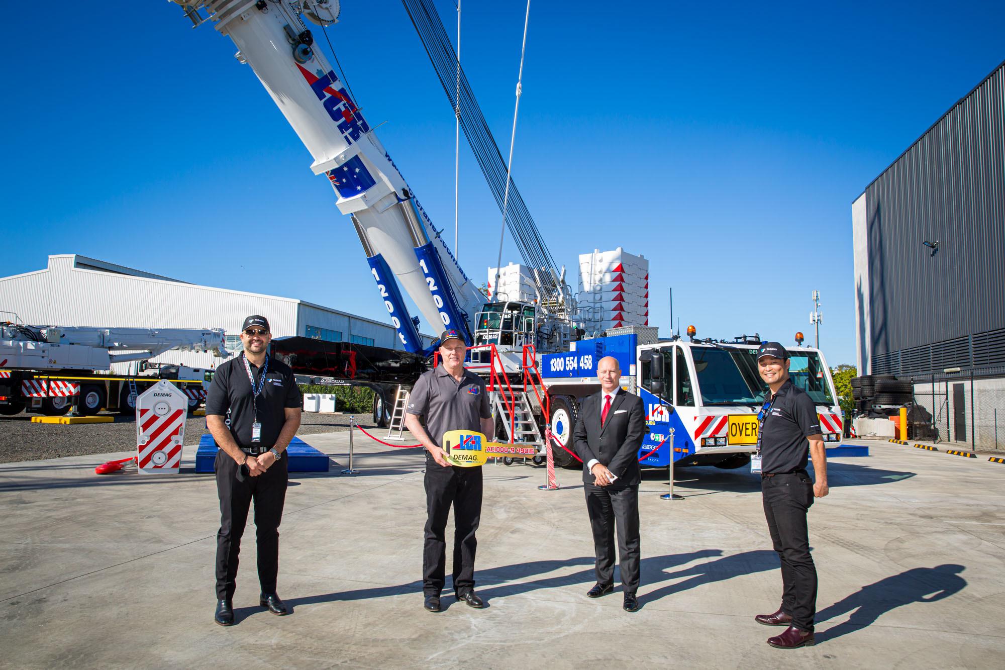 Australian debut: LCR takes delivery of Demag® AC 1000-9 all-terrain ...